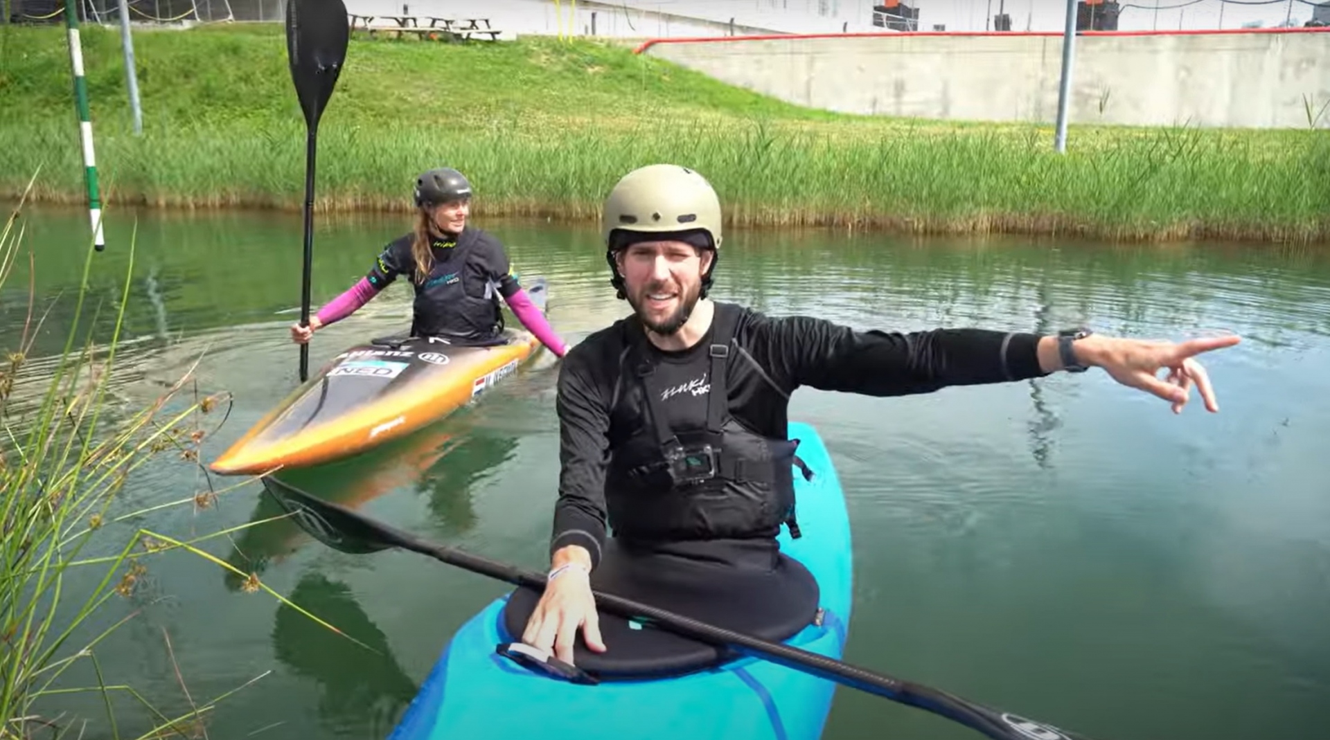 Watch YouTuber take on Olympic Canoe Slalom course in Paris | ICF ...