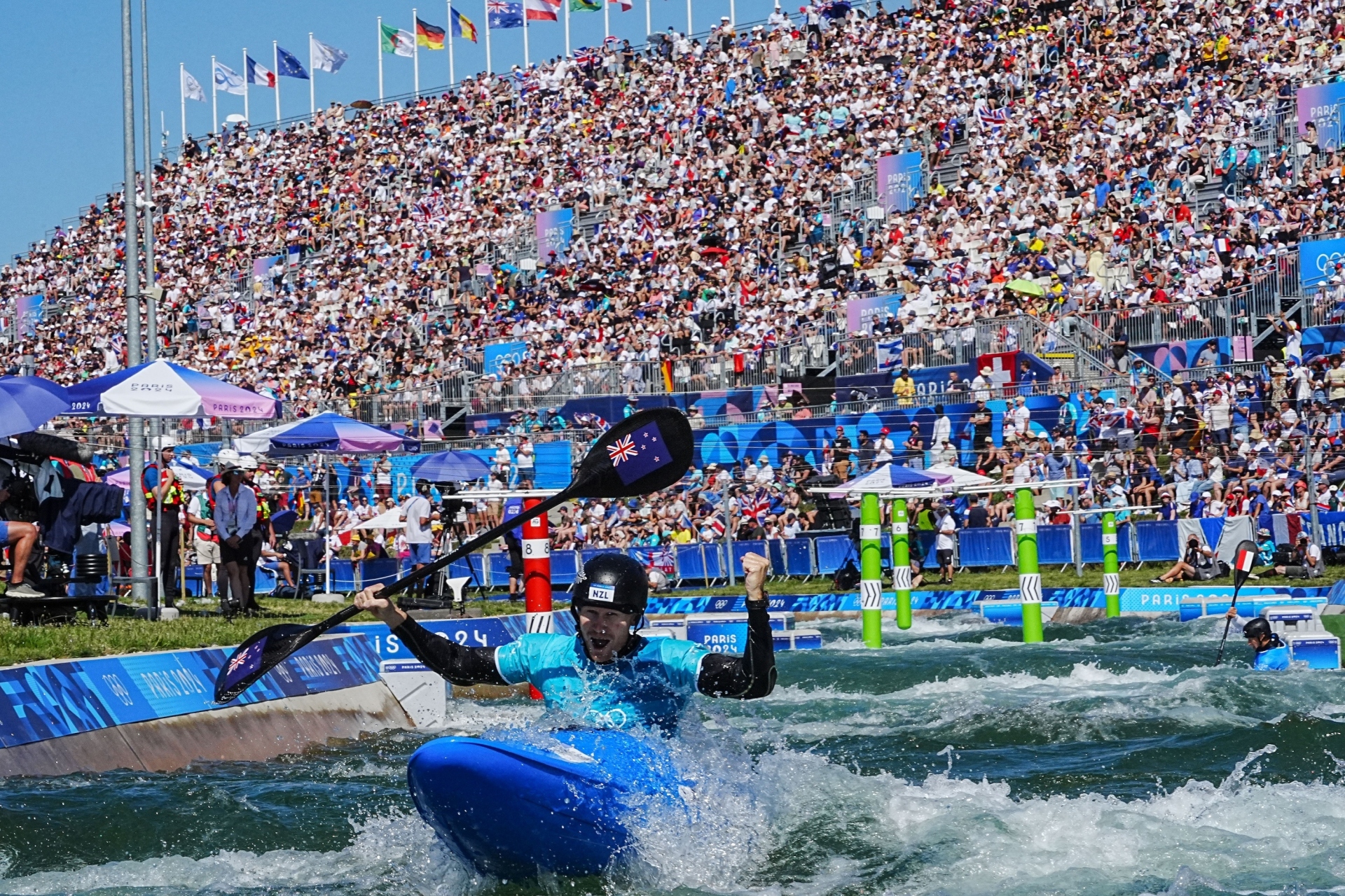 Fox and Butcher make Olympic history with kayak cross golds in Paris ...