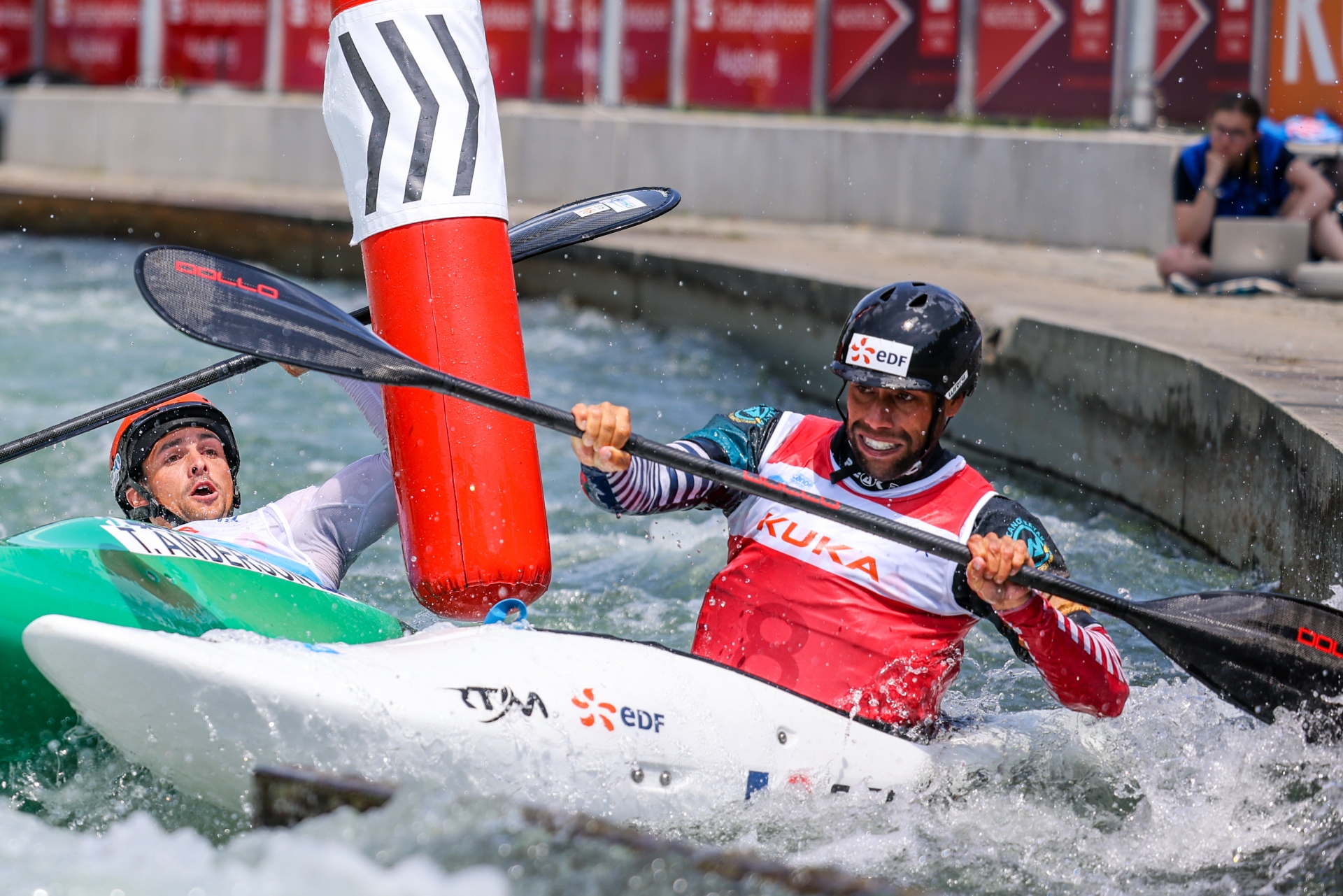 First-time winners kick off new kayak cross season | ICF - Planet Canoe