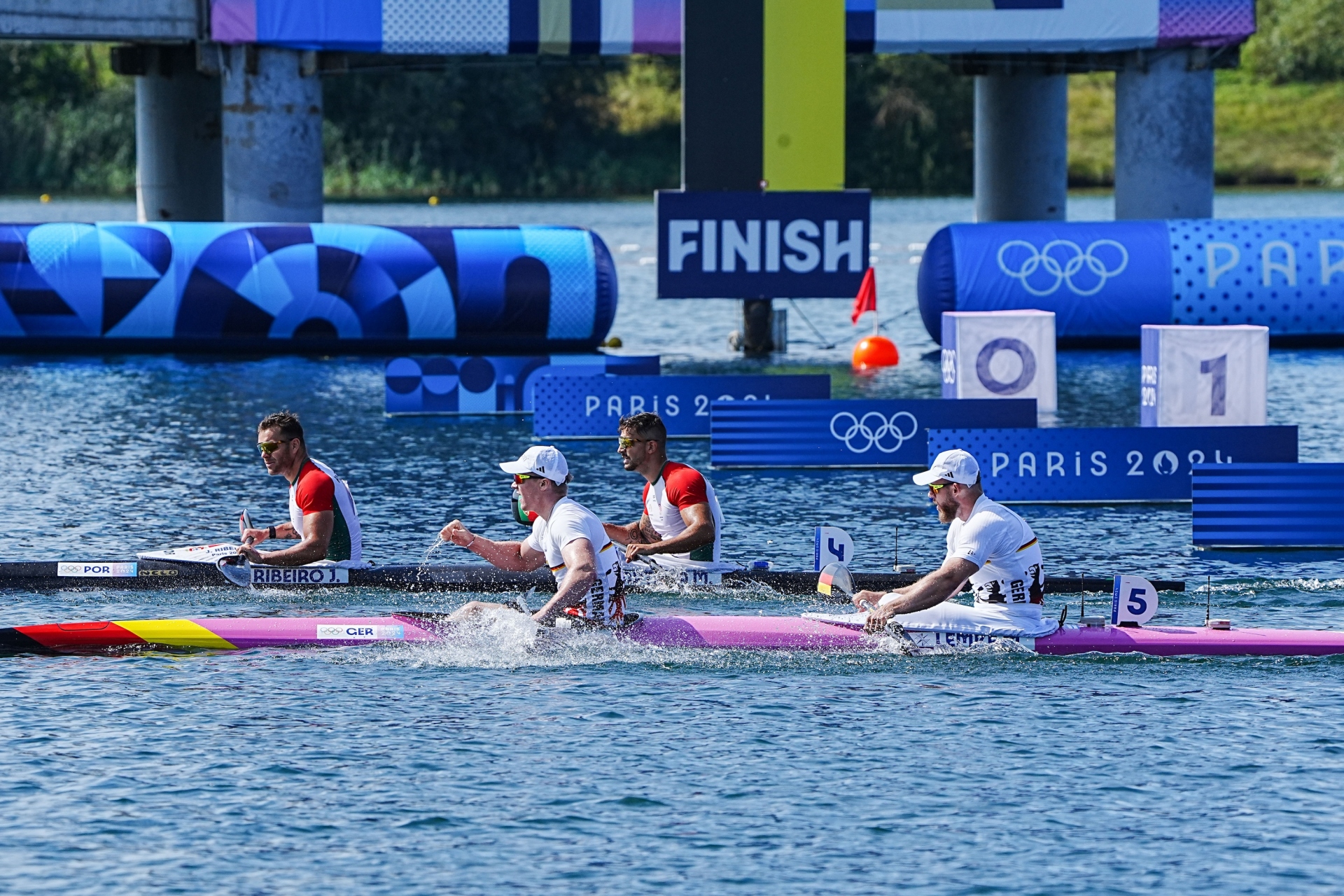 Germany dominate as Canoe Sprint action begins at Paris 2024 | ICF ...