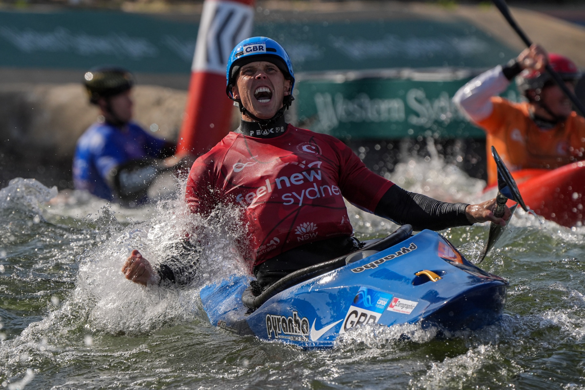 Clarke claims fourth straight kayak cross title as Hug wins French duel ...
