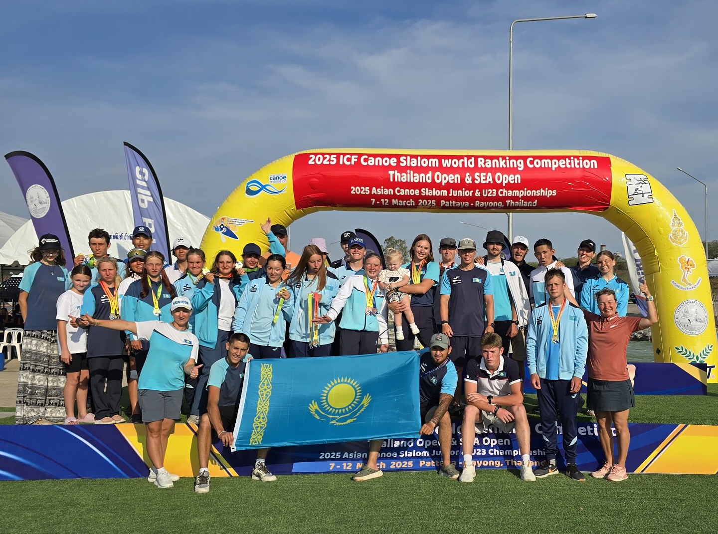 Kazakhs fly high at Asian Canoe Slalom Junior and U23 Championships as ...