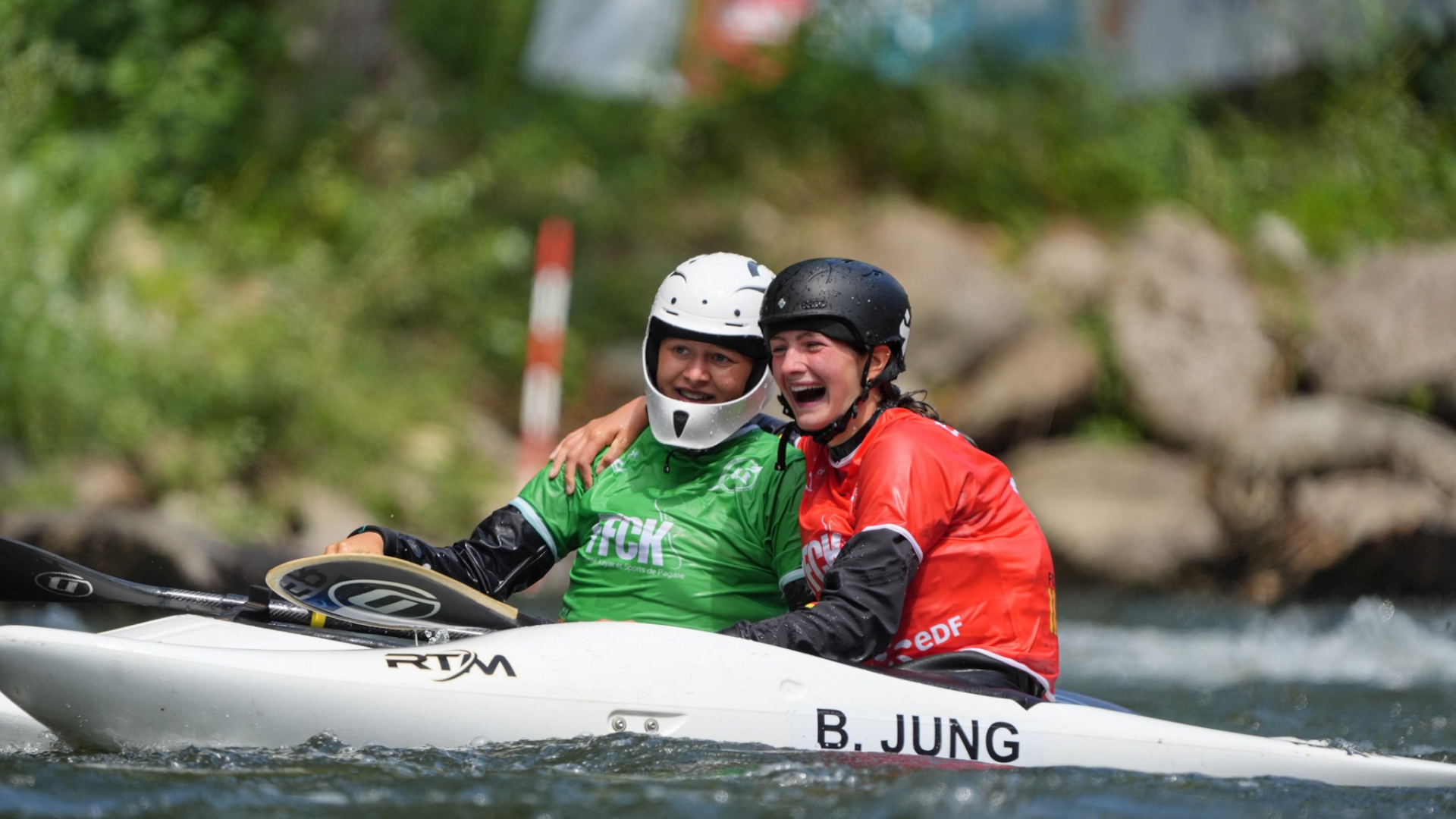 What the medallists had to say after kayak cross finals in Foix | ICF ...