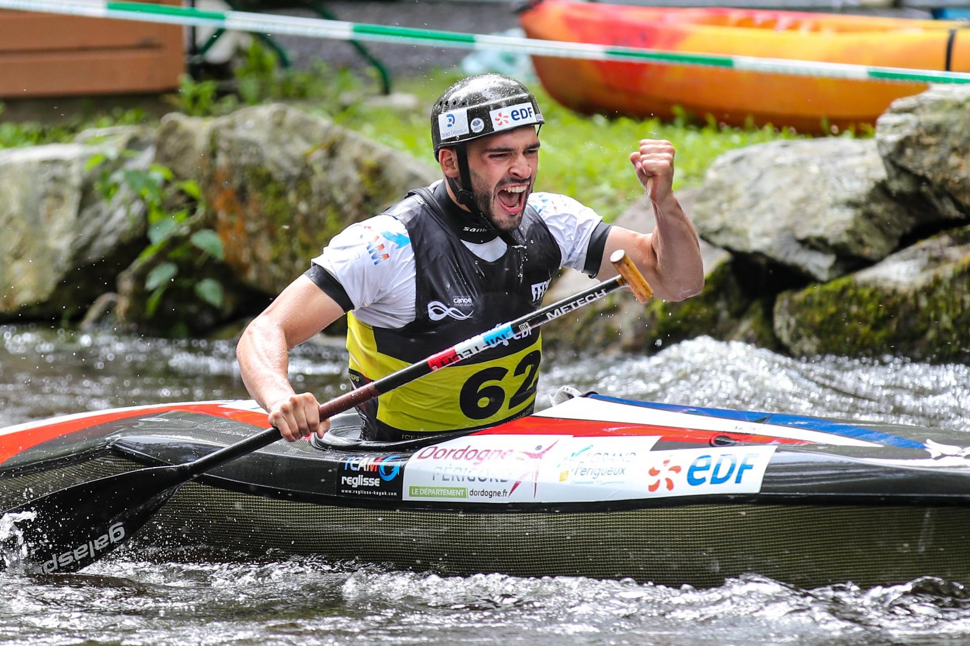 France enjoy golden day at ICF Wildwater Canoeing World Cup in Mezzana ...