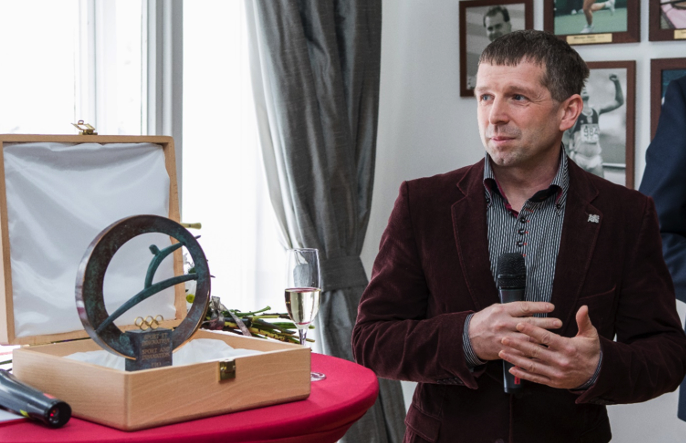 IOC Trophy 2015 – Sport and Innovation was awarded to Jaroslav Pollert ...